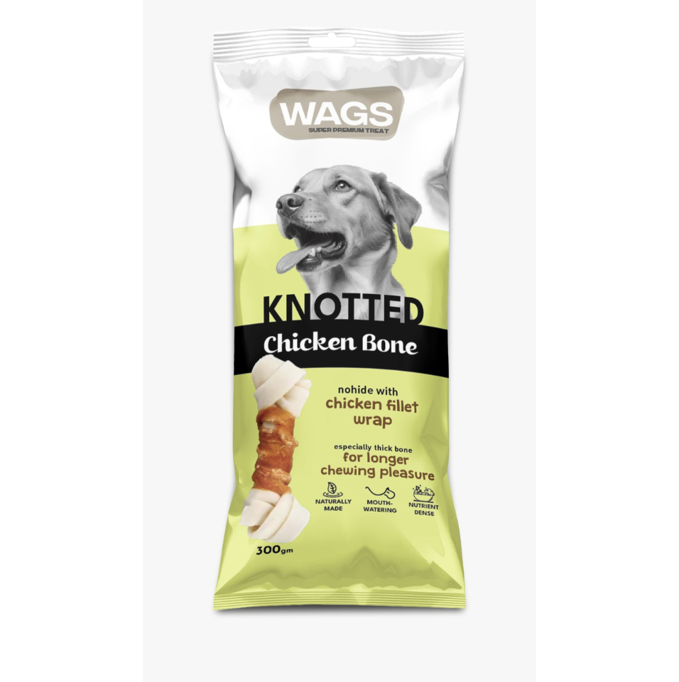 Wags Chicken Bone 300 Gram 1 Piece – Pets Land