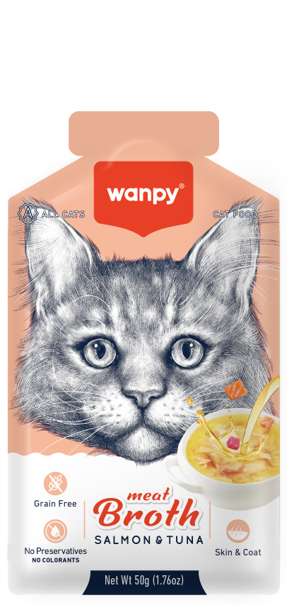 Wnapy Meat broth - Tuna & Salmon 50g – Pets Land