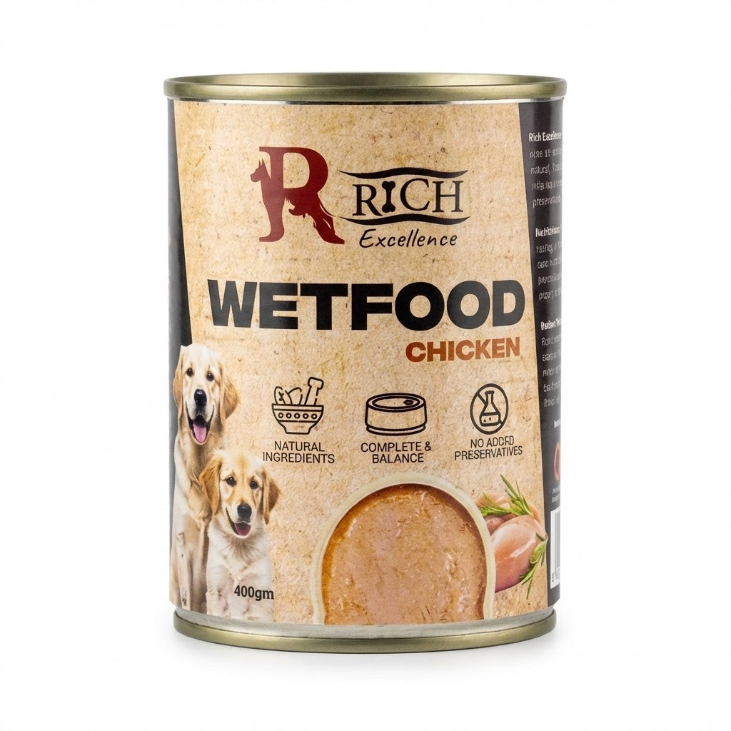 Rich Excellence Chicken Wet Dog Food 400g | Nutritious & Tasty Meal ...